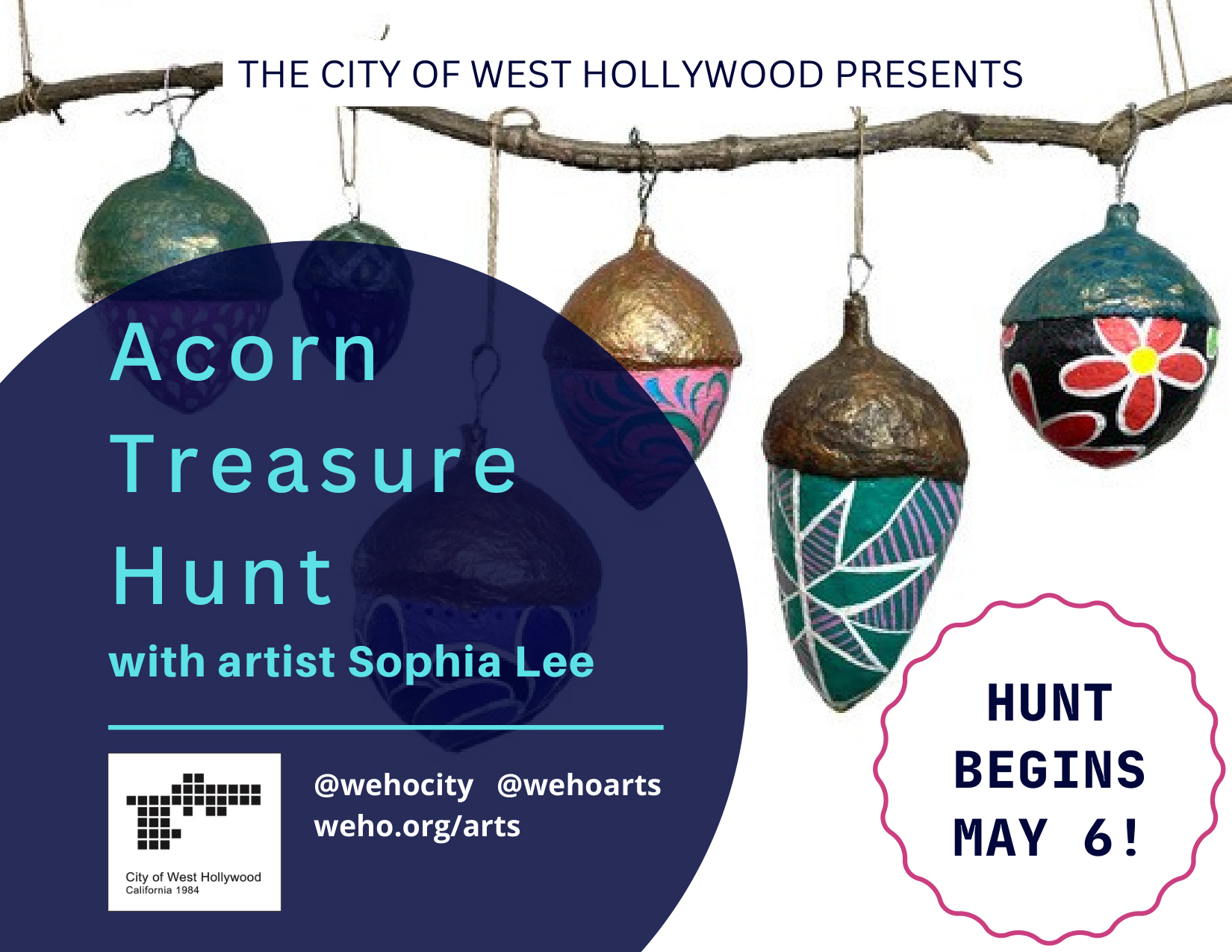 Acorn Treasure Hunt | Sophia Lee Art